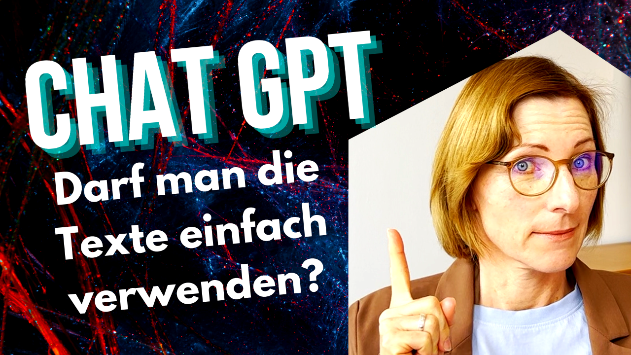 Darf man die von KI erzeugten Texte (z.B. Chat GPT) einfach verwenden ...